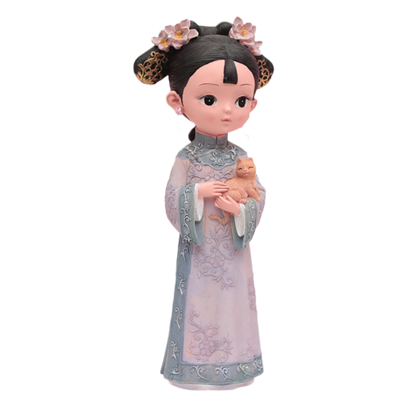 Figure Chinese Vintage Style Decorative Long-lasting Cartoon Girls ...