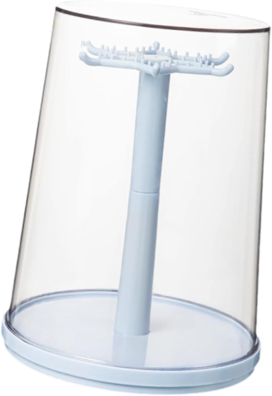 Figure Display Case Rotating All Round Doll Display Stand Transparent ...