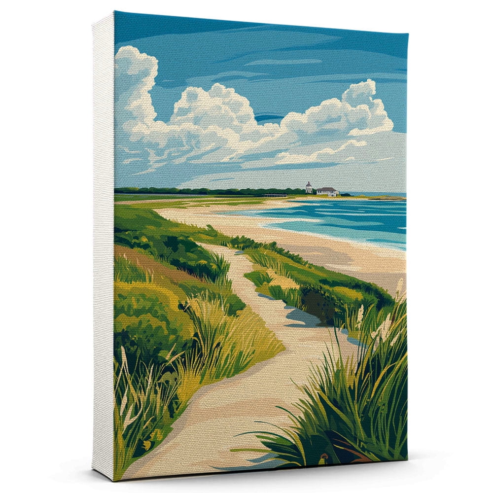 Figure Eight Island Canvas, Travel Canvas, City Prints Wall Decor ...