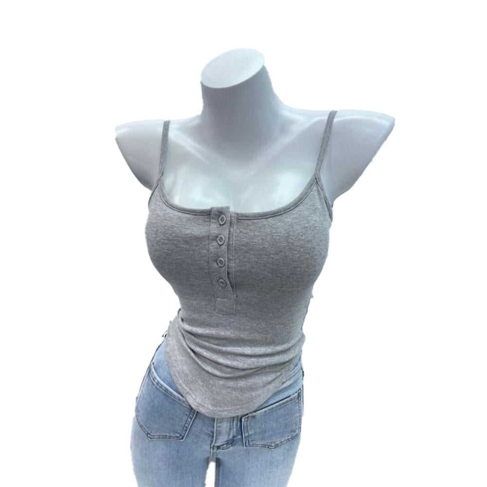 Figure Half Open Collar Button Belt Vest Lot V3 V6R9 - Walmart.com