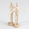 12" Wooden Art Manikin - Articulated Drawing Mannequin with Base and ...