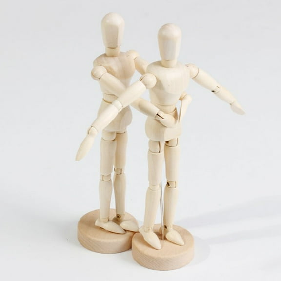 3 Pack Posable Art Figure Model, Flexible Wooden Drawing Mannequin for ...