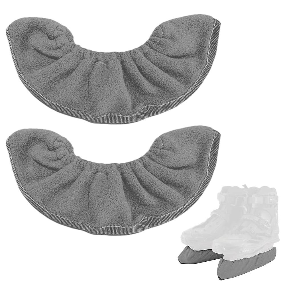 Figure Skate Covers Blade Guards Ice Skates Gray Velvet Sports Blade ...