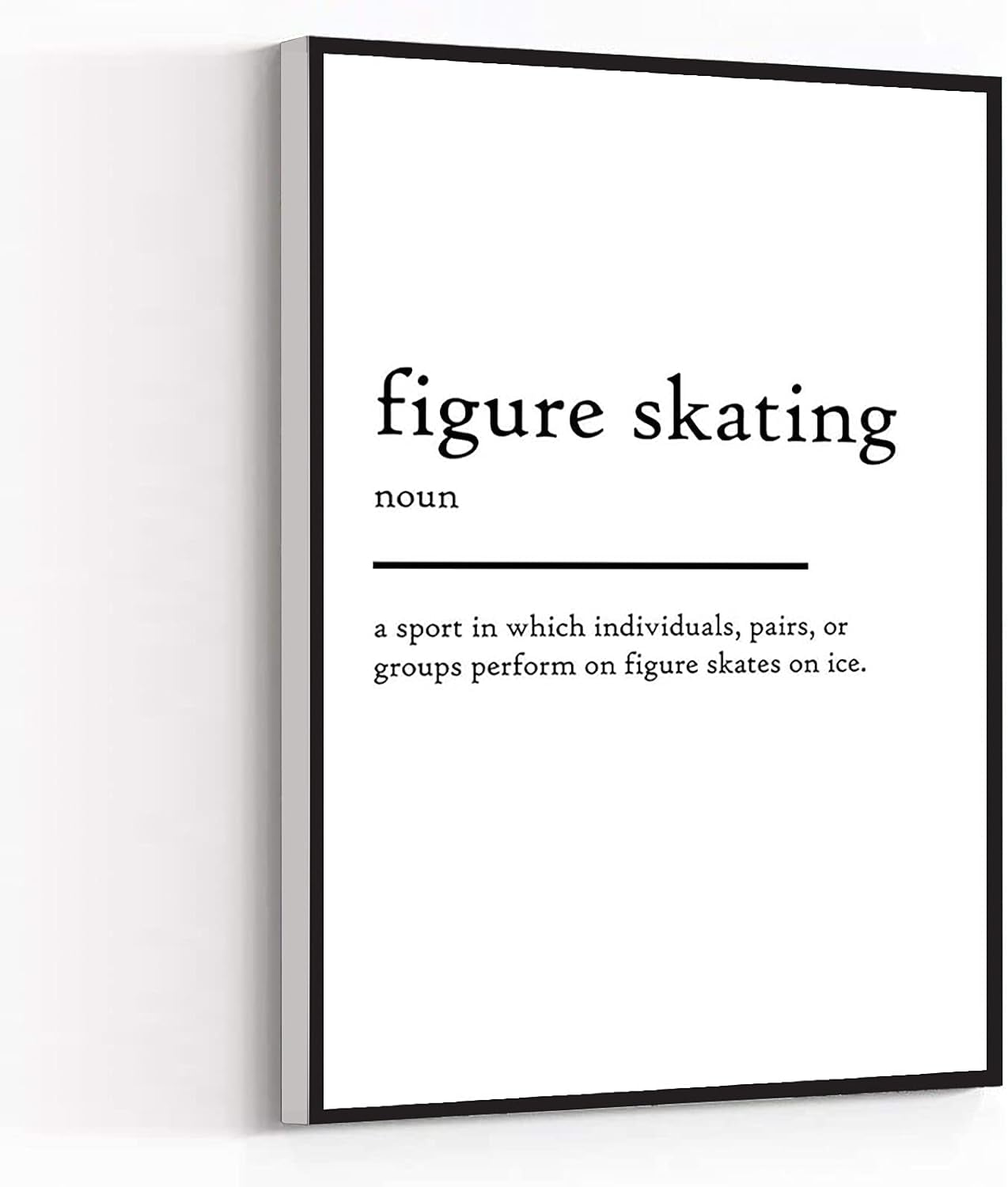 Figure Skating Definition,Figure Skating Print Painting Artwork Wall ...
