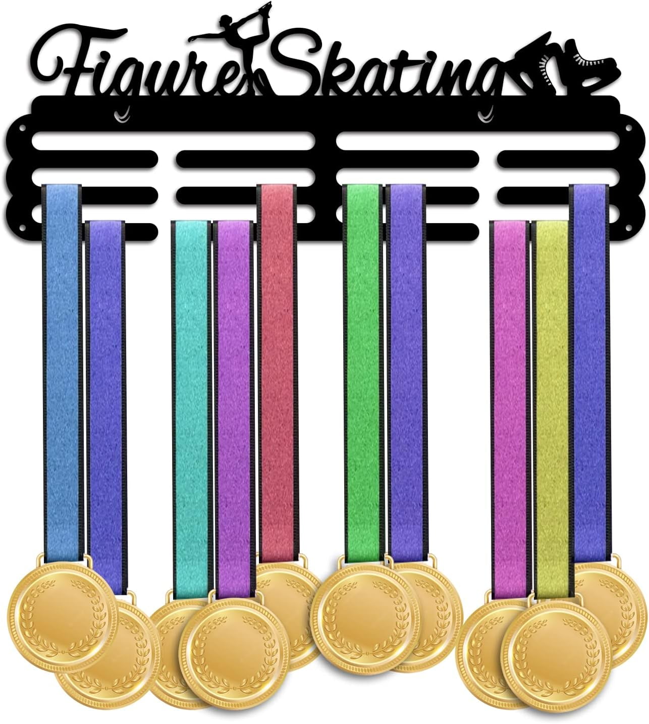 Figure Skating Hanger Display Ice Dreams Skating Medal Holder Display ...
