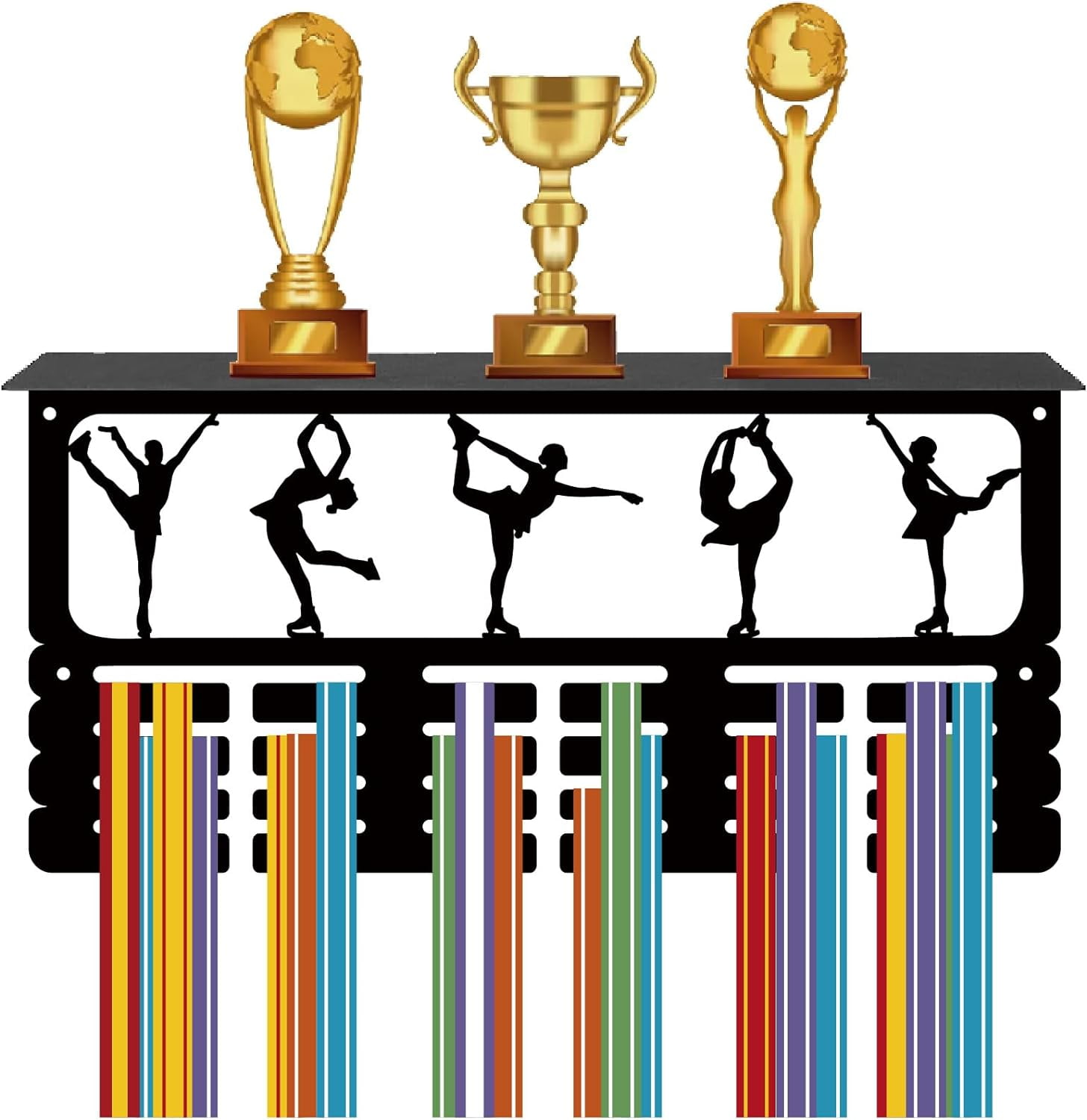 Figure Skating Medal Hanger Display Trophy Shelf Ice Skating Medal ...