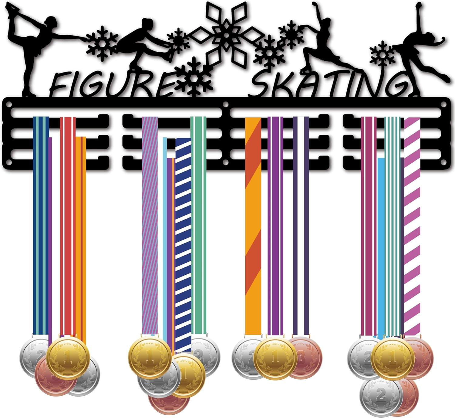 Figure Skating Medal Holder Display Medal Hanger Medal Wall Mount Frame ...