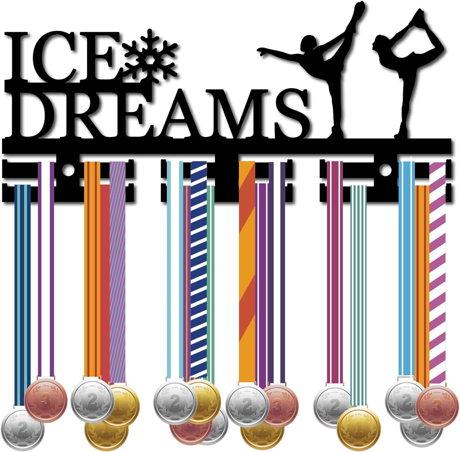 Figure Skating Medal Holder Speed Skate Medal Hanger Display Sports ...