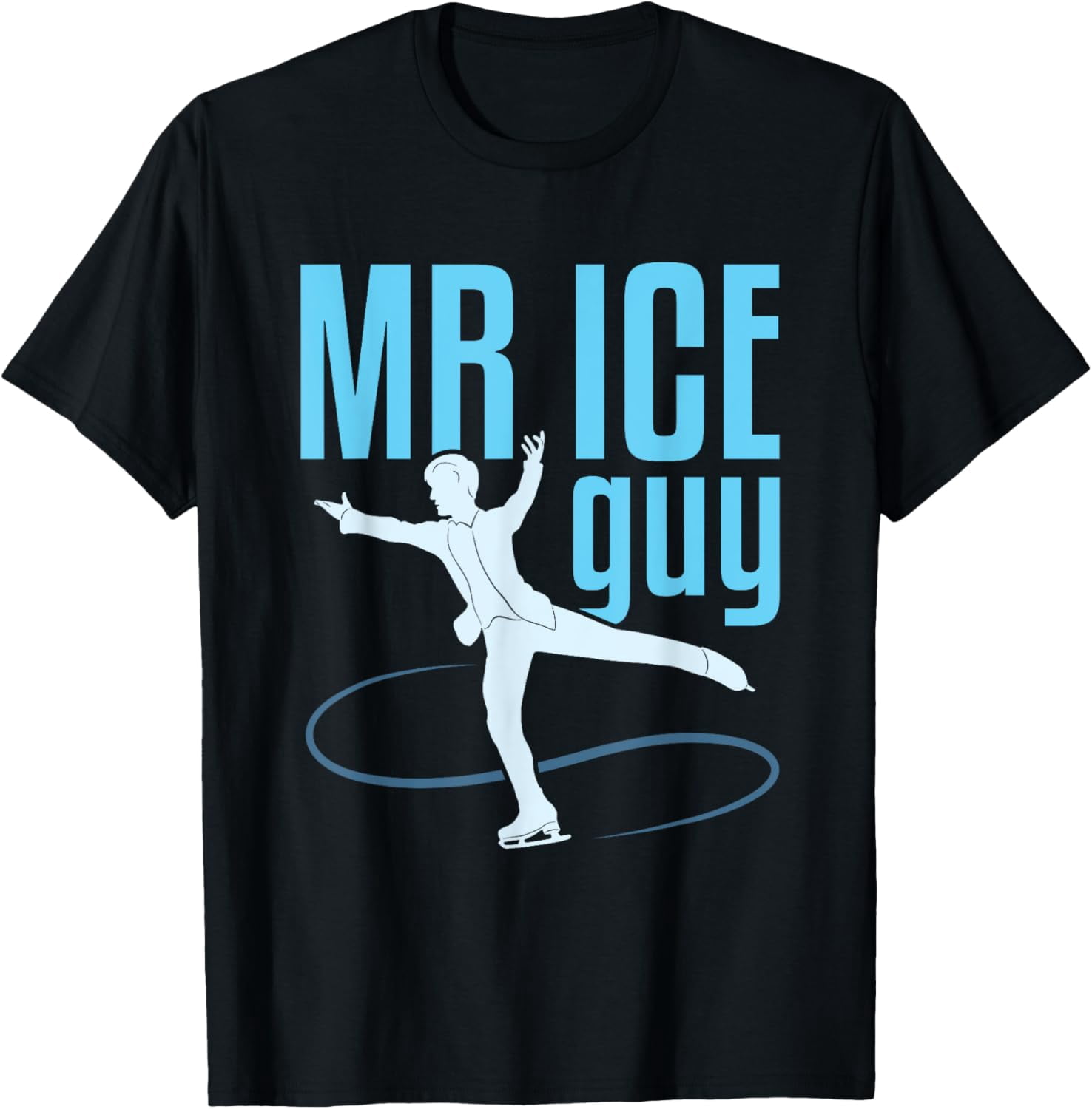 Figure Skating for Boys Men Skater Mr. Ice Guy T-Shirt - Walmart.com