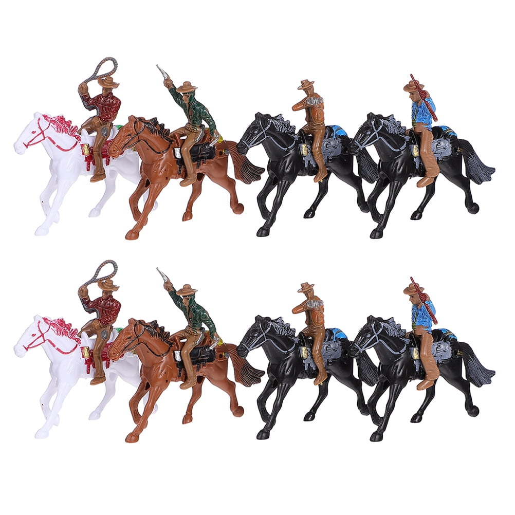 Figures Cowboy Figures Figurines Toy Miniature West Native Human ...