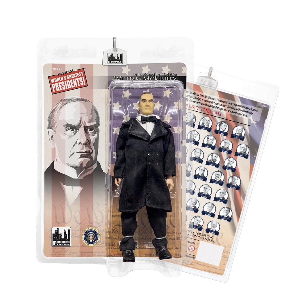 US Presidents 8 Inch Action Figures Series: William Mckinley - Walmart.com