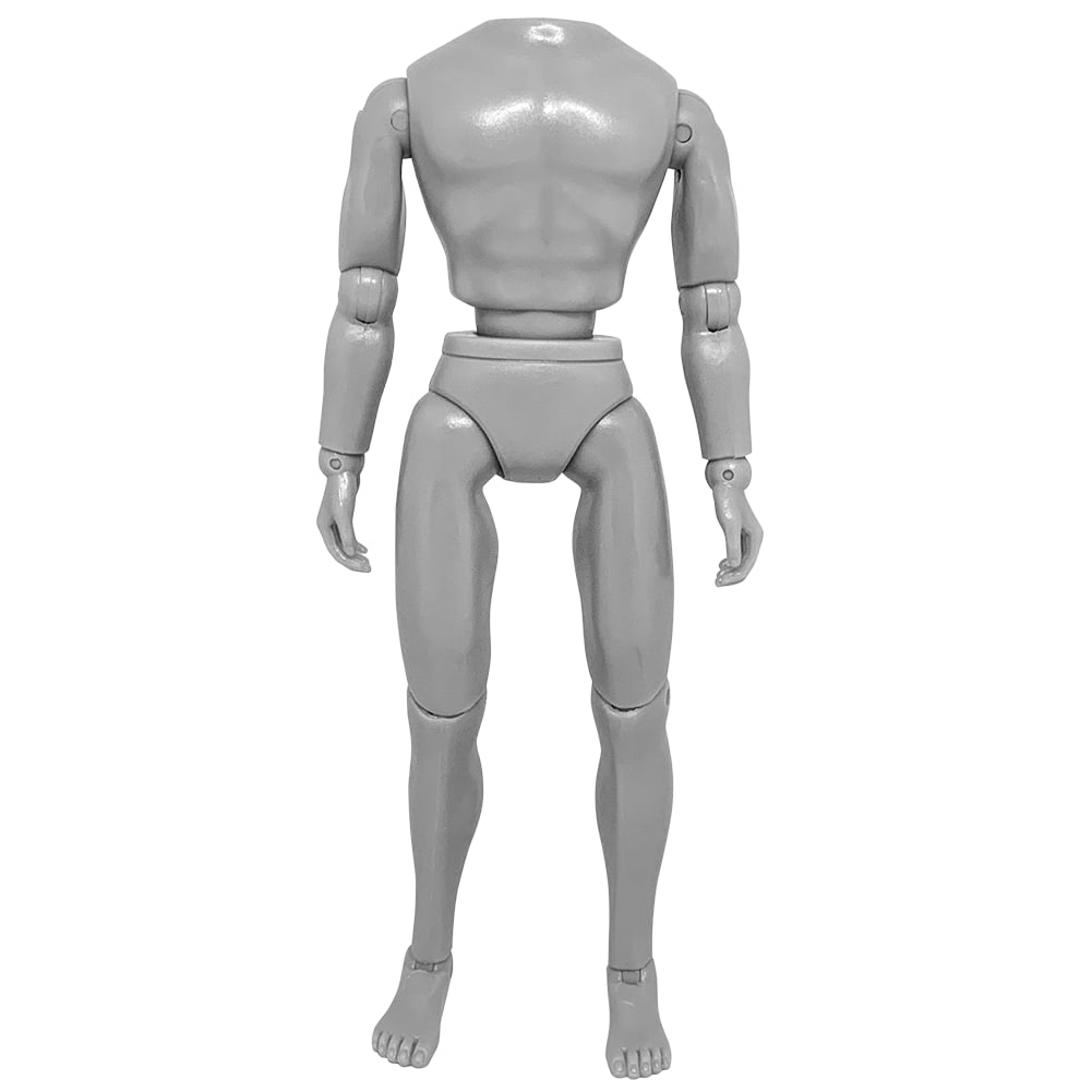 Figures Toy Company Type S Retro 6 Inch Male Gray Body Action Figure ...