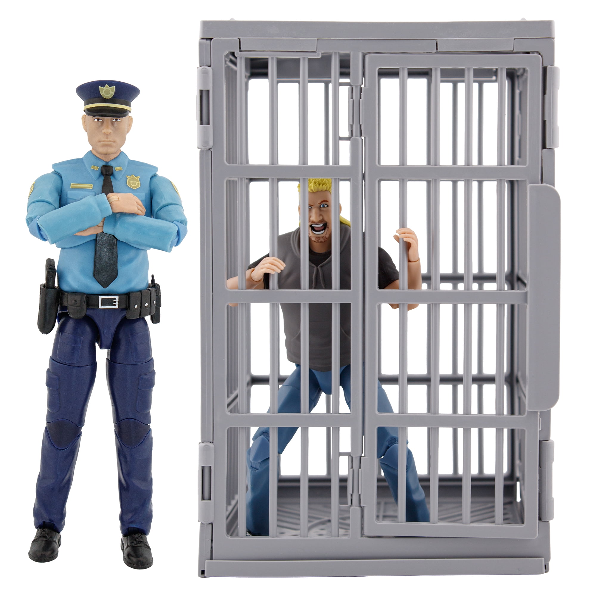 Figures Toy Company Ultimate 6.5 Inch Police Officer Figure, Criminal ...