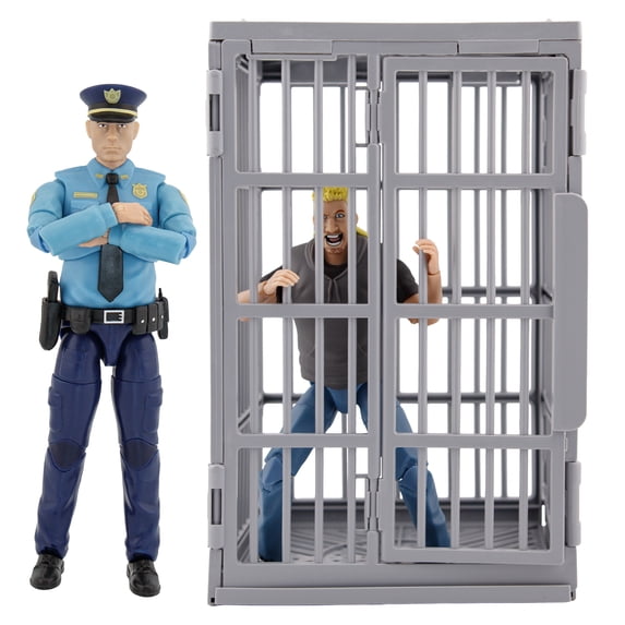 Figures Toy Company Ultimate 6.5 Inch Police Officer Figure, Criminal ...