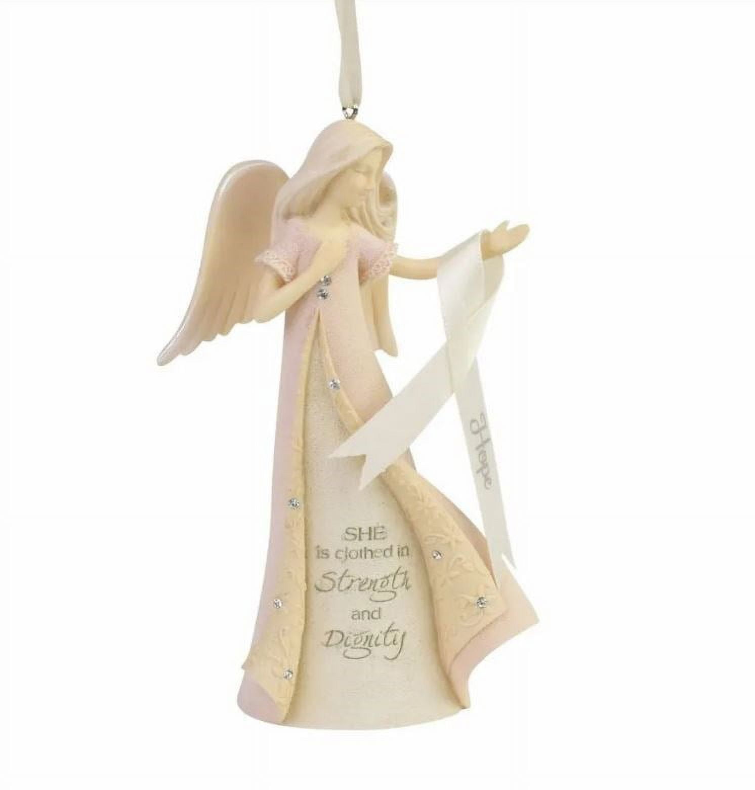 Figurine-Foundations-Breast Cancer Angel (Proverbs 31:35) - Walmart.com