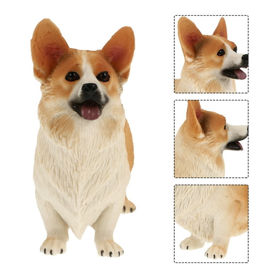 Figurine Standing Welsh Corgi Sculpture Farm Animals Action Figures ...