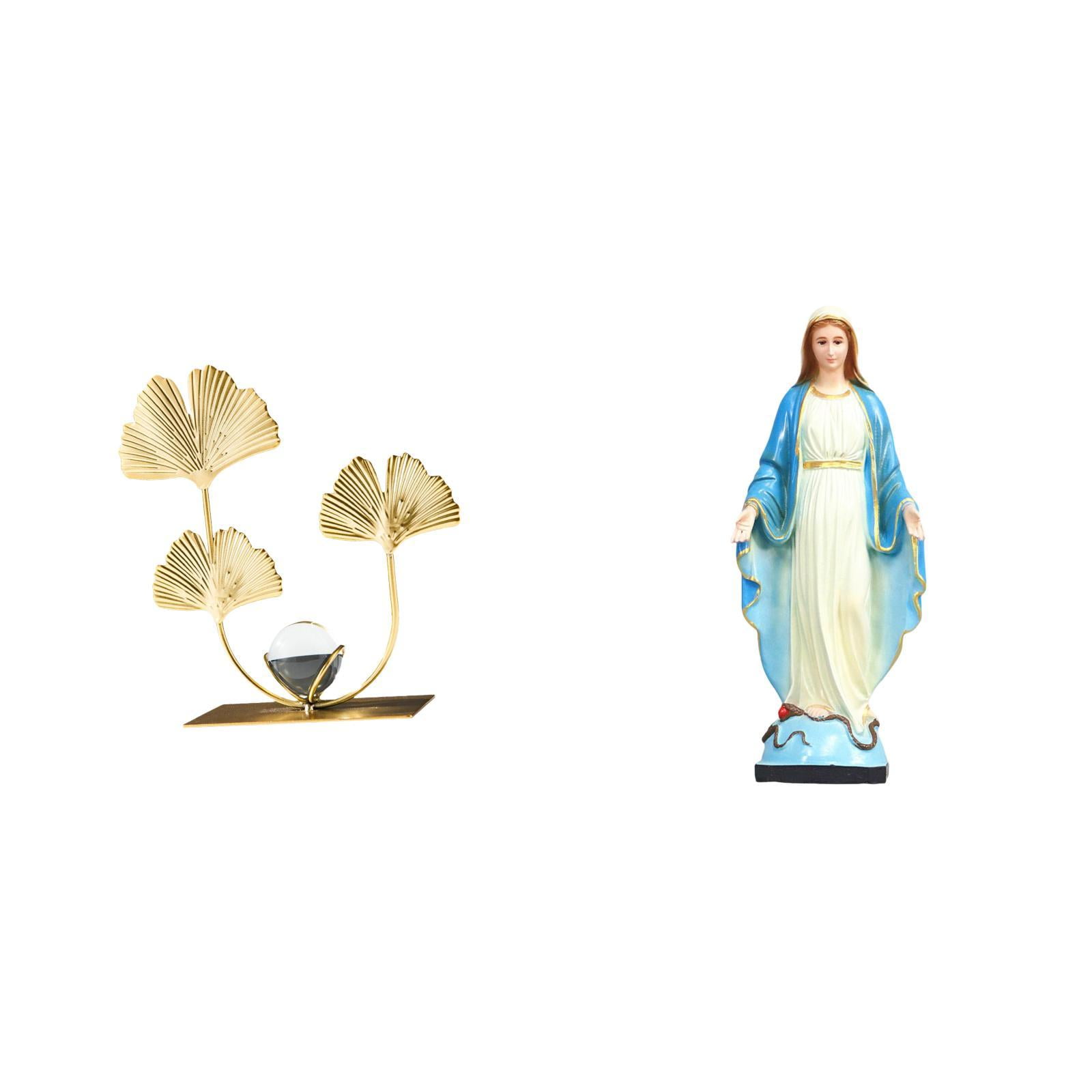 Figurine Statue Metal Flowers Catholic Statue Iron Material Decorative ...