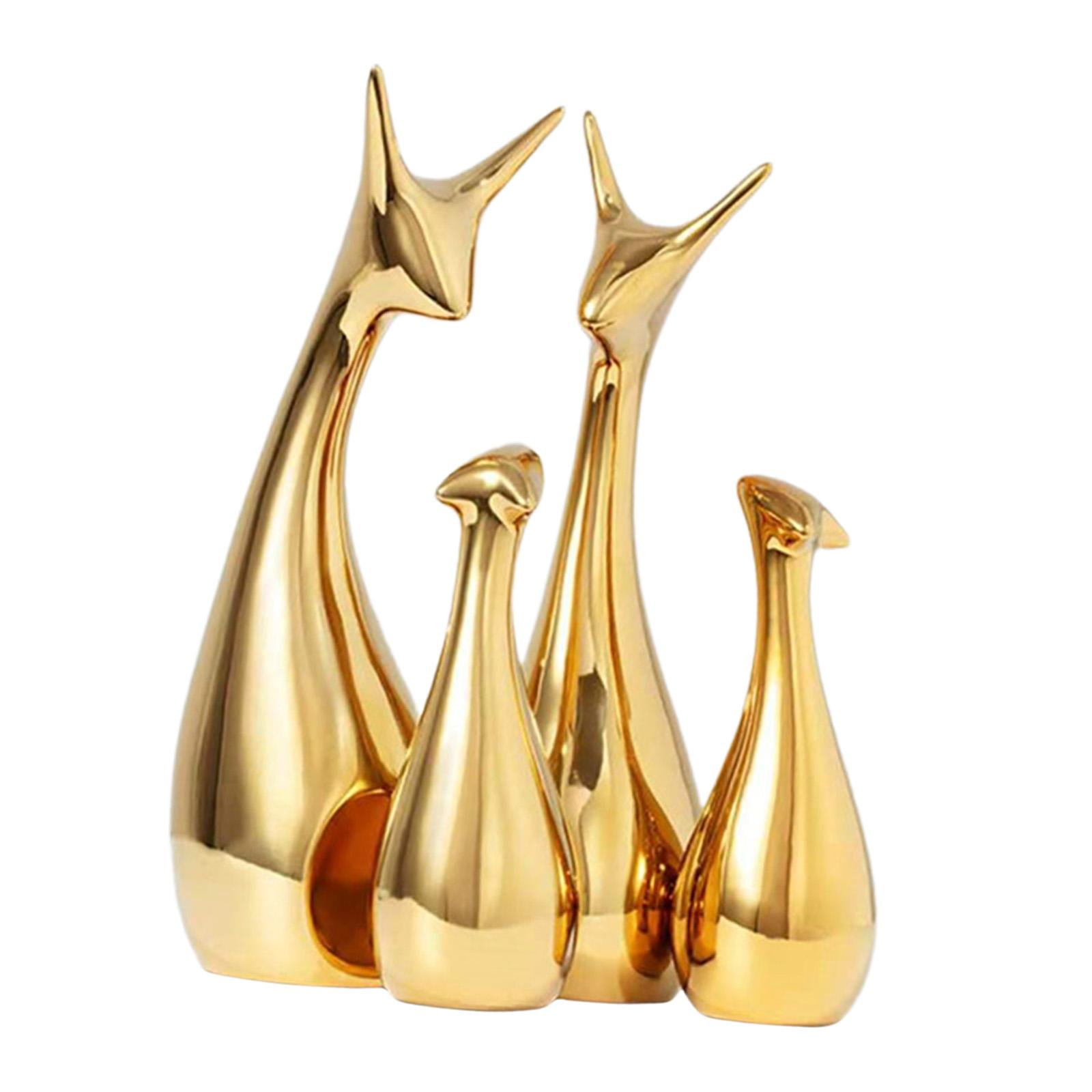 Figurines Ceramic Statue Home Modern Decor Party Gift Animal Sculptures ...