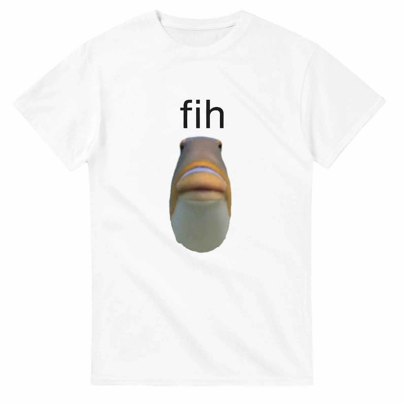 Fih Fish Viral Graphic Tee | Quirky Ocean-Inspired Design Shirt ...