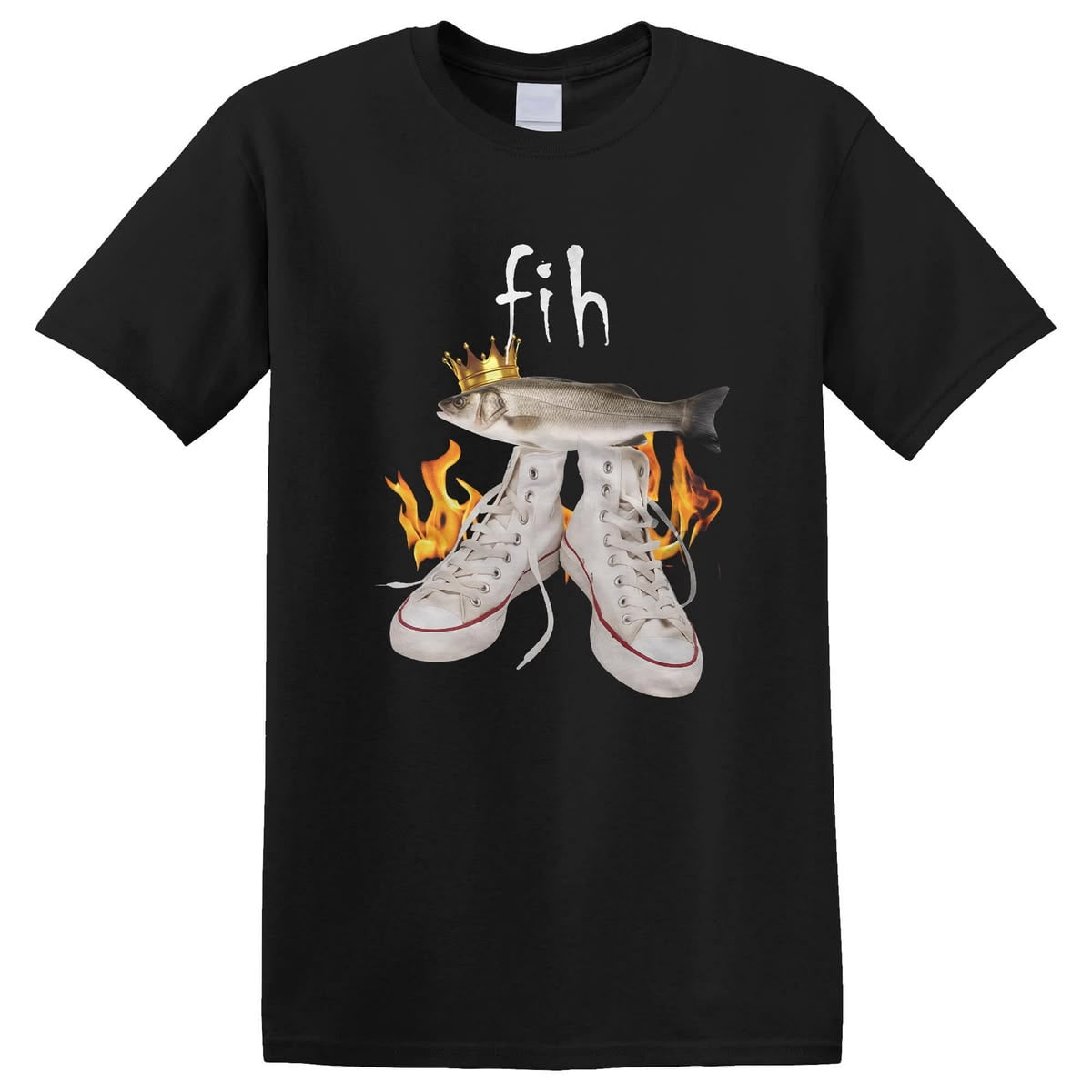 Fih Funny Meme T-shirt, Fish Shirt, Unhinged Clothes, Ironic Tees ...