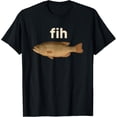 Fih Funny Misspelled Fish Meme, Simple Humor Mens T-Shirt - Walmart.com