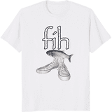 Fih Shoes Fish Funny Misspelled Fish Meme Fih Calling Humor Unisex T ...