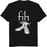 Fih Shoes Fish Funny Misspelled Fish Meme Fih Calling Humor Unisex T ...