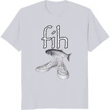 Fih Shoes Fish Funny Misspelled Fish Meme Fih Calling Humor Unisex T ...