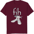 Fih Shoes Fish Funny Misspelled Fish Meme Fih Calling Humor Unisex T ...