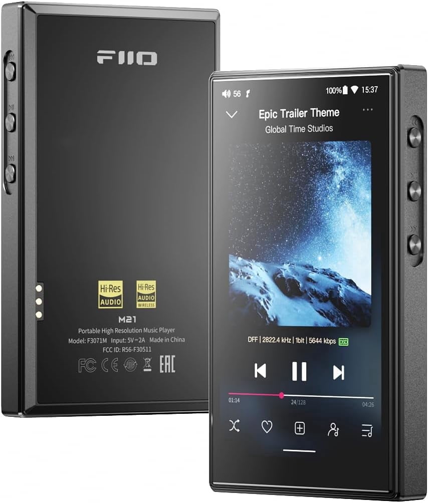 FiiO M21 Android 13 Portable Music Player MP3 Snapdragon 680 4* CS43198 ...