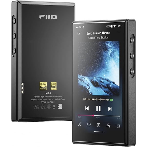 FiiO M21 Android 13 Portable Music Player MP3 Snapdragon 680 4* CS43198 ...