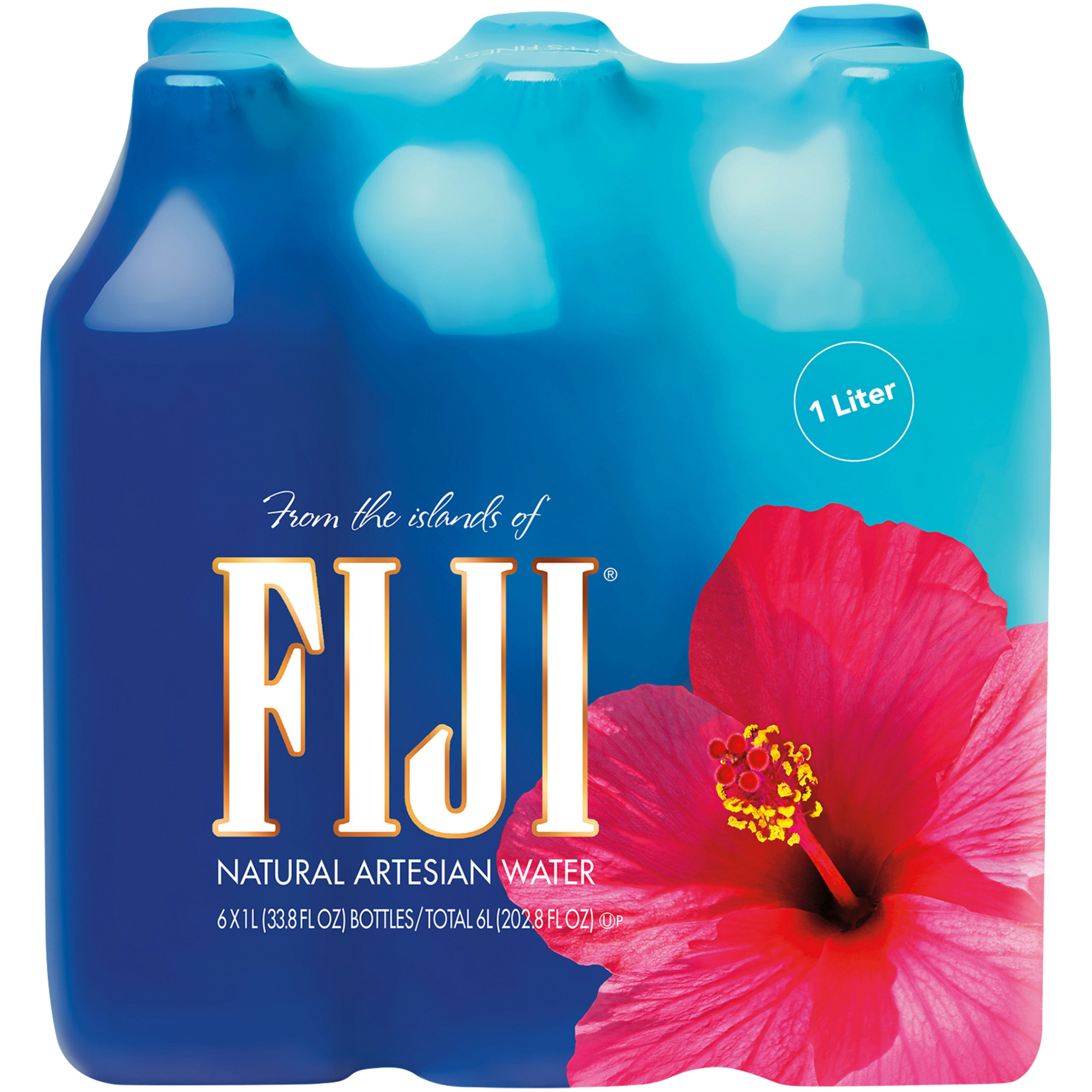 Fiji Artisan Water 1 L 6 Pack 202.8 fl oz (Pack Of 2) - Walmart.com