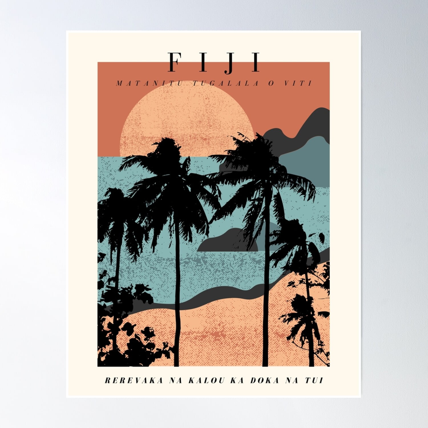 Fiji Exhibition Poster Wall Art, Modern Wall Decor, 24x36 UNFRAMED ...