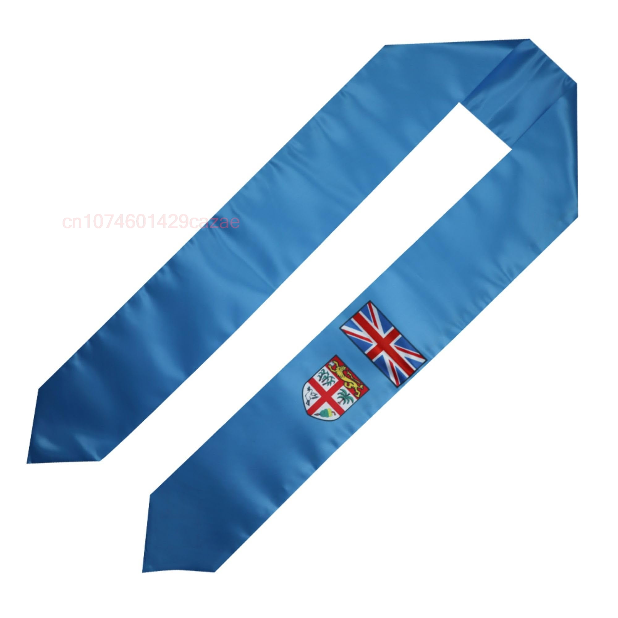 Fiji Flag 180*15CM Graduation Sash Stole Scarf Double Sided for Study ...