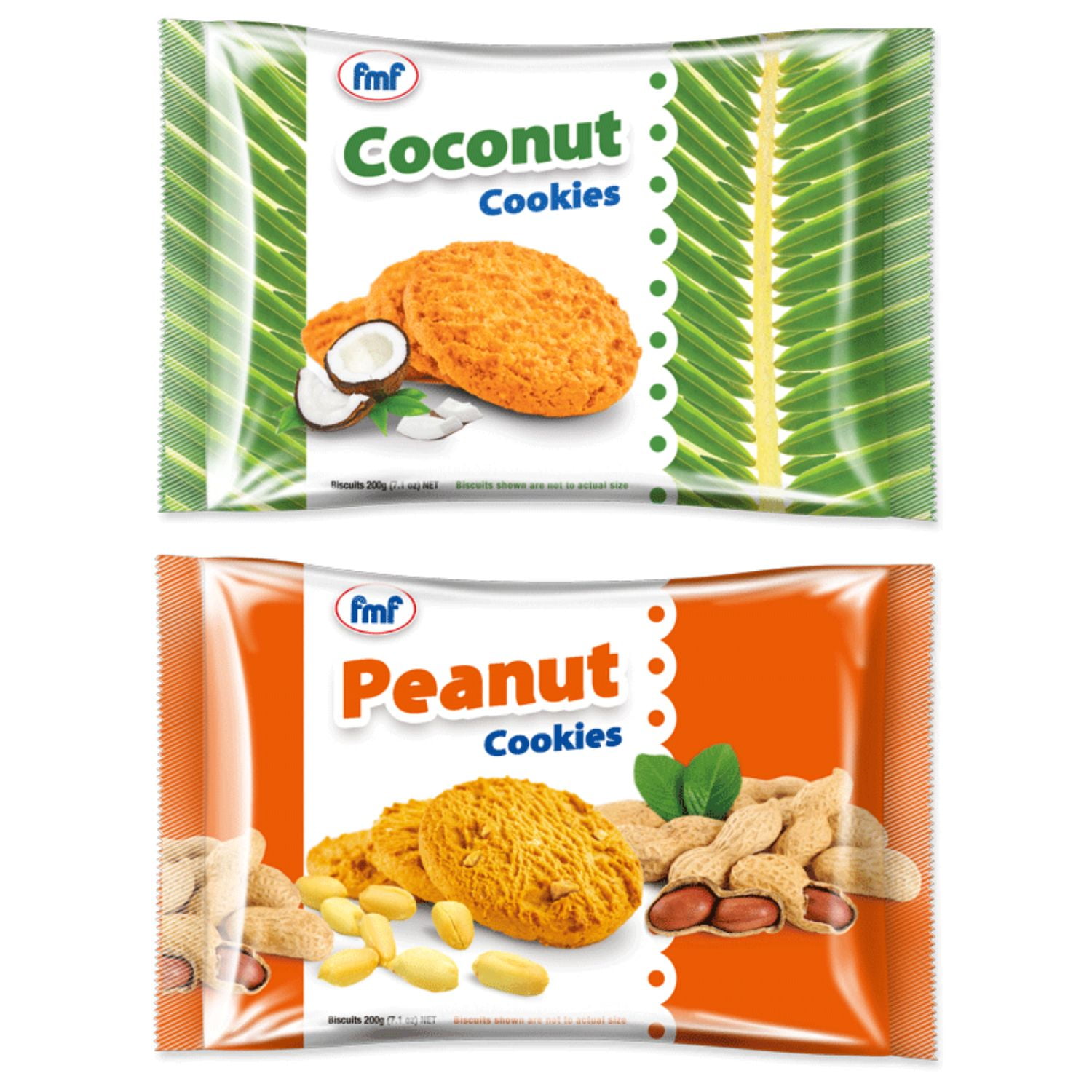 Fiji Peanut & Coconut Cookies (2 x 200g pack) – A Tropical Nutty ...