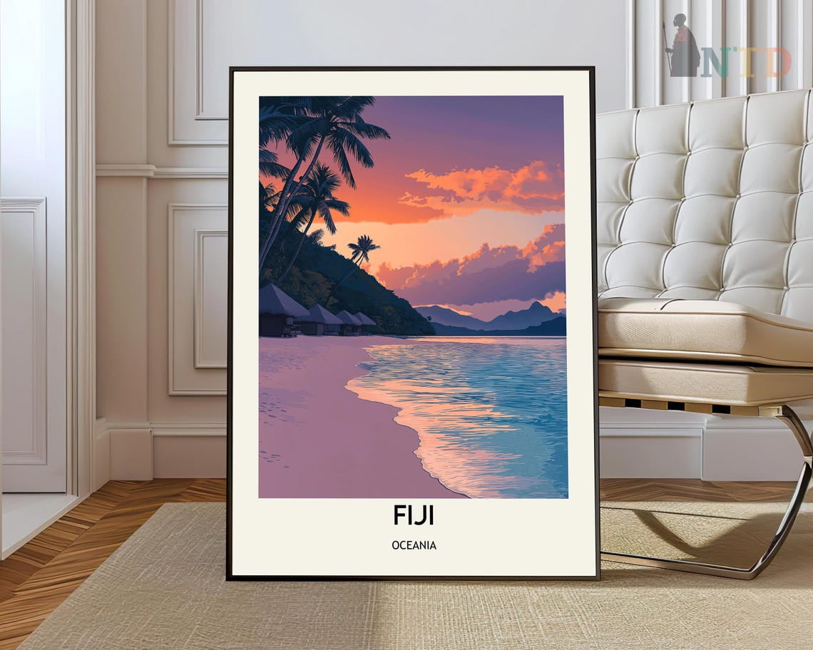 Fiji Print, Fiji Poster, Fijifiji Art Print, Fiji Artwork, Fiji Photo ...