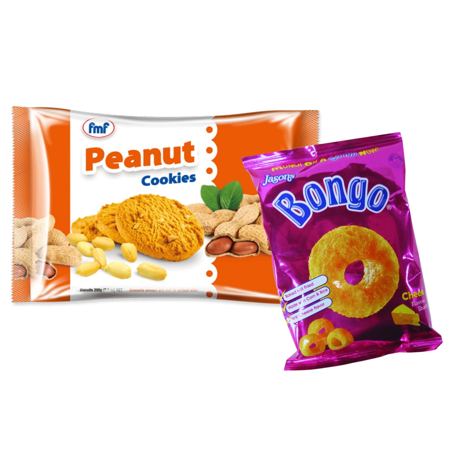 Fiji Snack Delight: FMF Peanut Cookies 200g & Jasons Bongo Cheese Puff ...