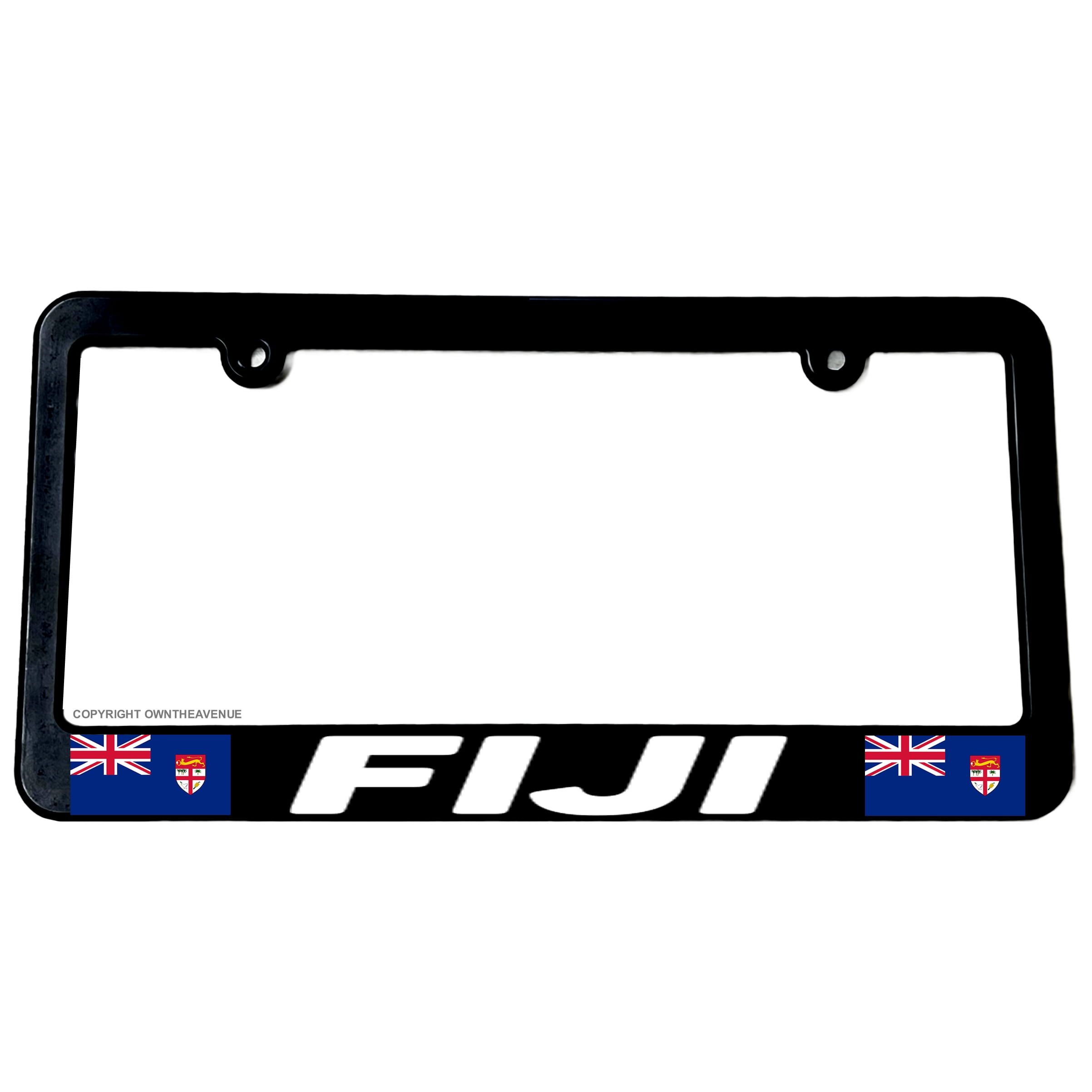 Fiji World Country Flag Car Truck Auto License Plate Frame - Walmart.com