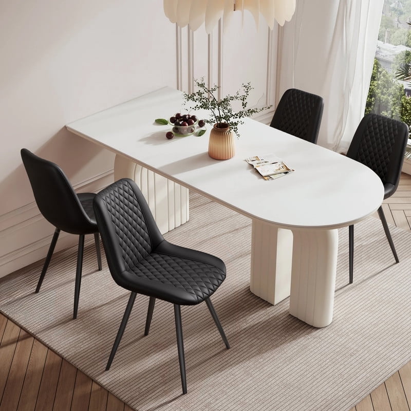 Fijinhom Dining Chairs Set of 4 Modern Upholstered Dining Table Chairs ...