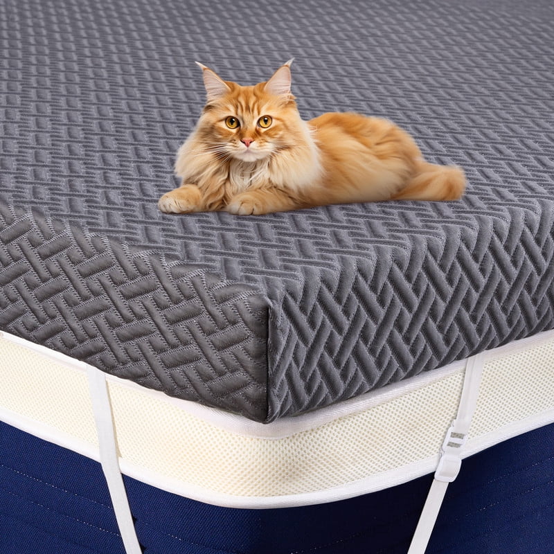 Fijinhom Full Size 3 Inch Gel-Infused Memory Foam Mattress Topper ...