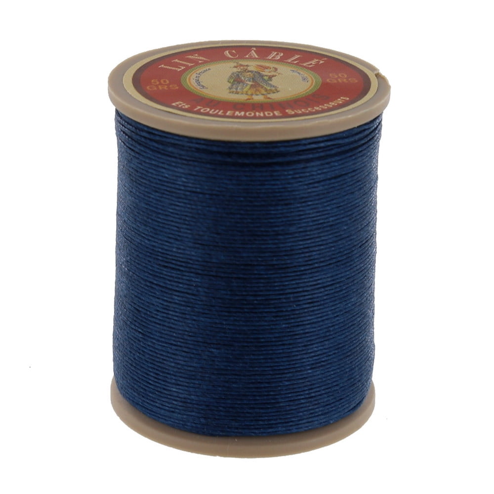 Fil Au Chinois Lin Cable, Waxed Linen Thread, Blue (266) - Walmart.com