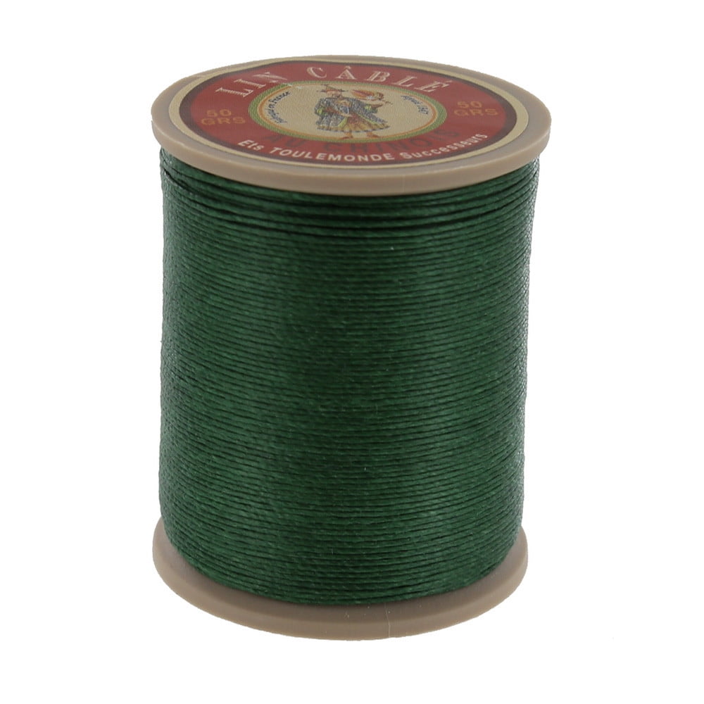 Fil Au Chinois Lin Cable, Waxed Linen Thread, Green (767) - Walmart.com