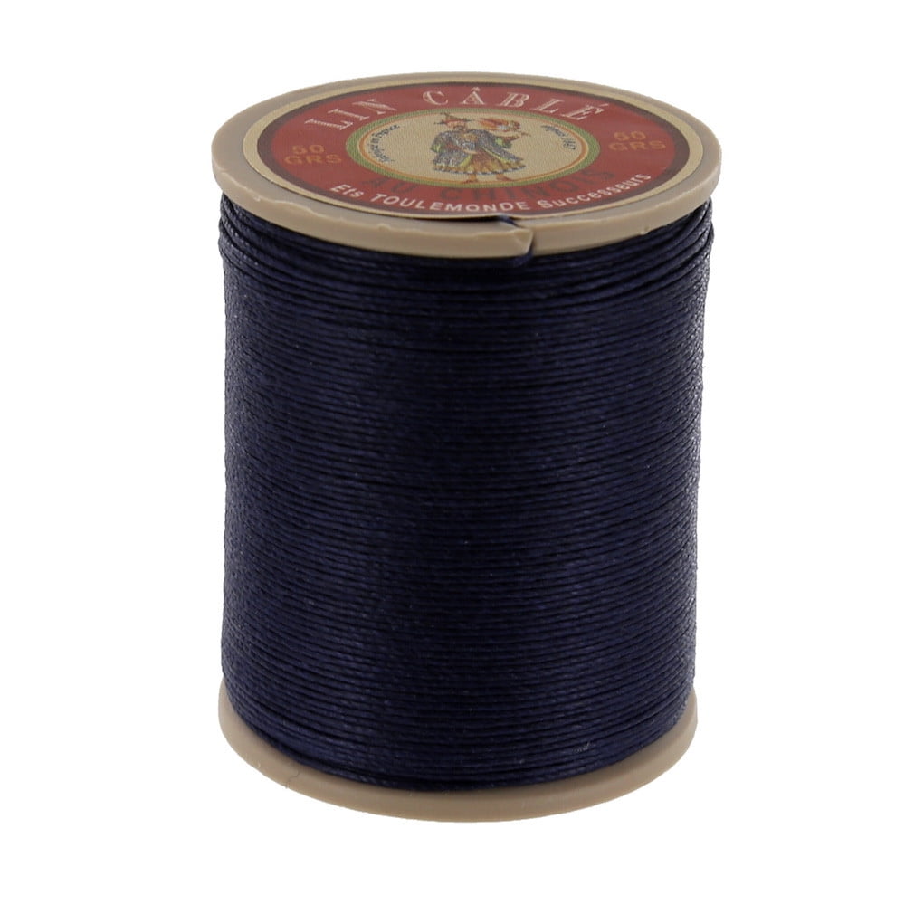 Fil Au Chinois Lin Cable, Waxed Linen Thread, Navy (246) - Walmart.com