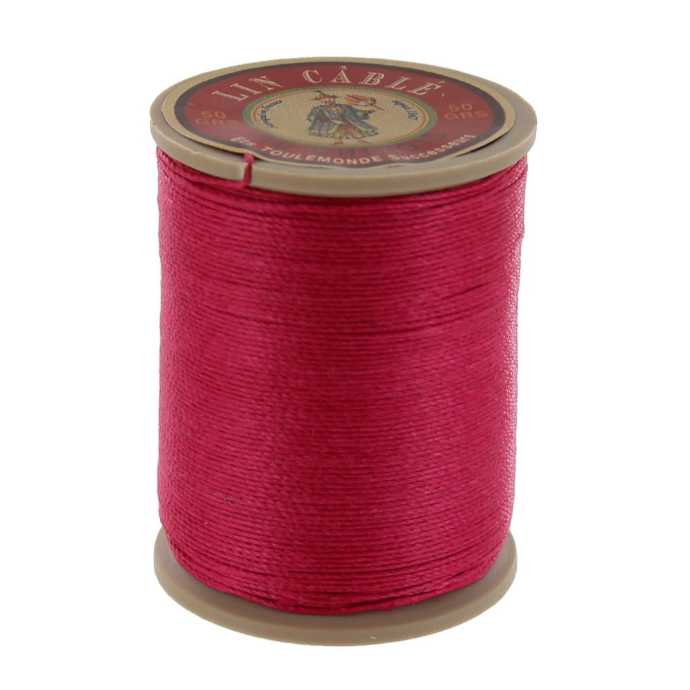 Fil Au Chinois Lin Cable, Waxed Linen Thread, Rosewood (190) - Walmart.com