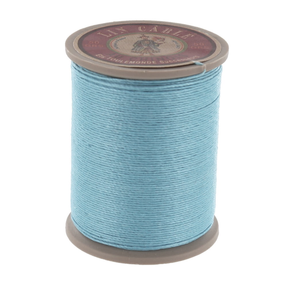 Fil Au Chinois Lin Cable, Waxed Linen Thread, Turquoise (677) - Walmart.com