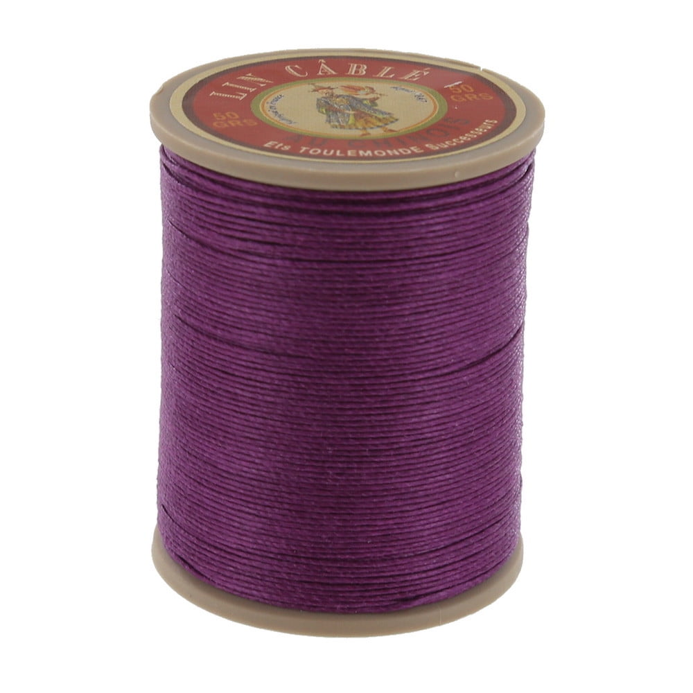 Fil Au Chinois Lin Cable, Waxed Linen Thread, Violet (218) - Walmart.com