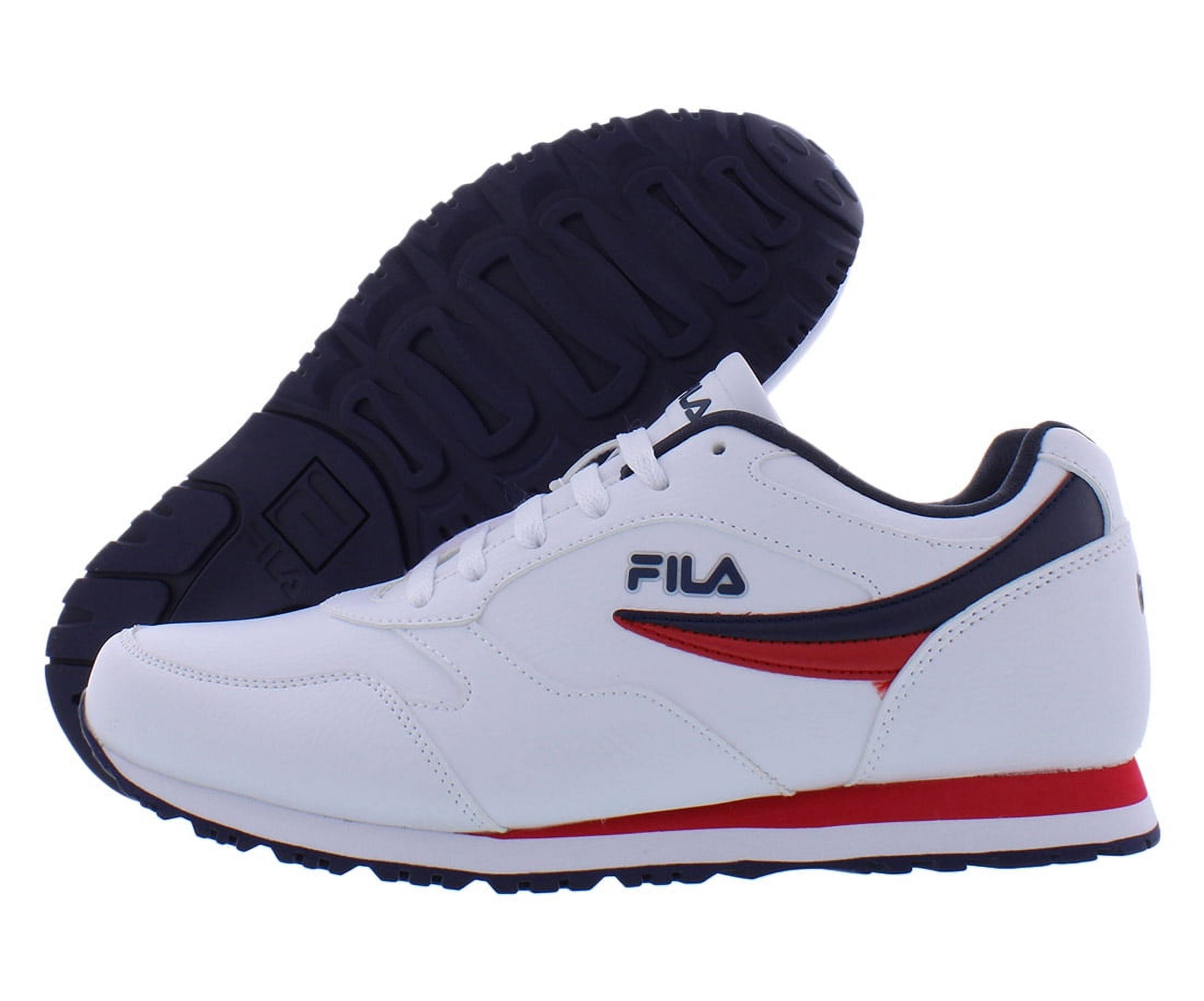Fila Classico 18 Mens Shoes Size 11, Color: White/Navy/Red - Walmart.com