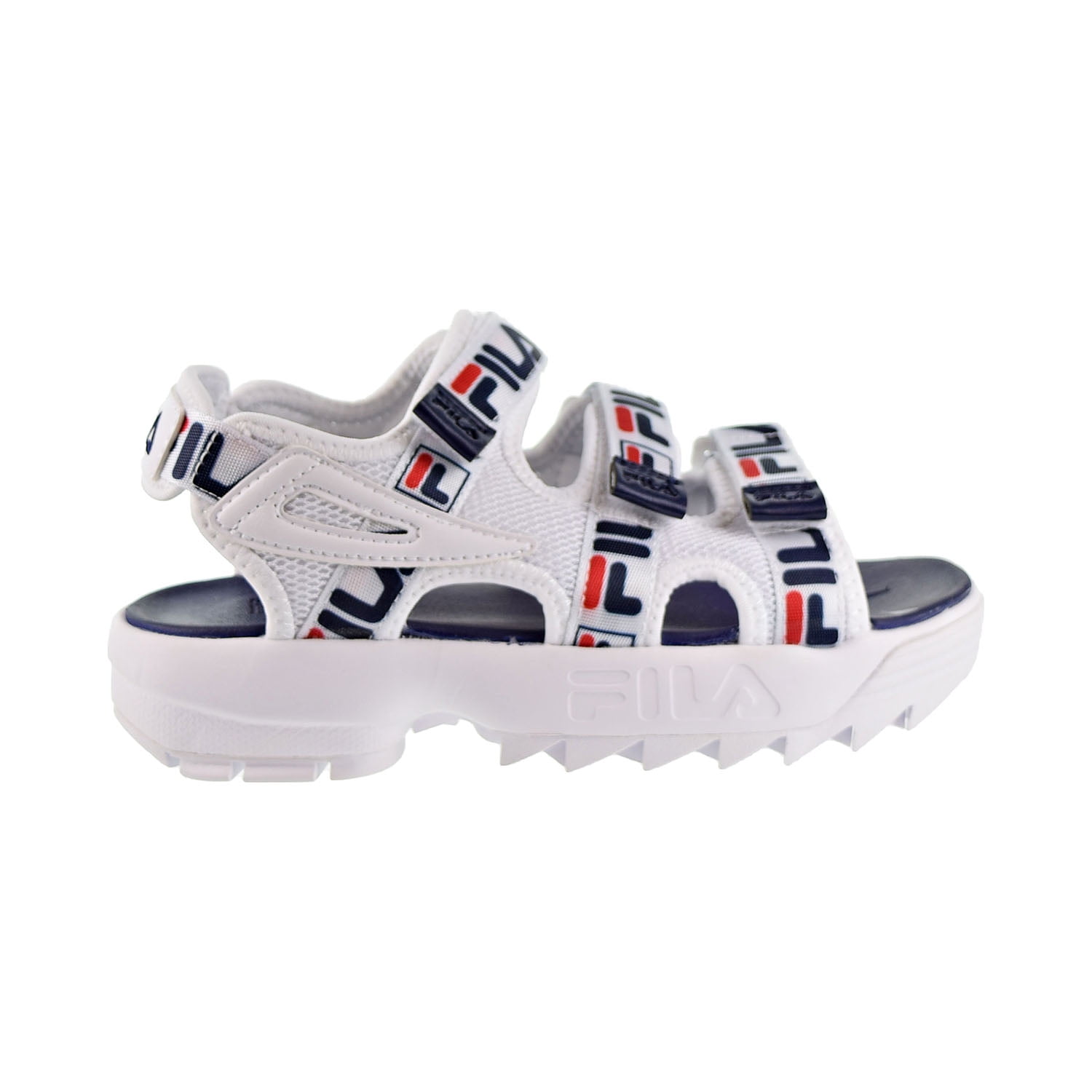 Fila Disrupter Womens Sandals White/Fila Navy/Fila Red 5sm00034-125 ...