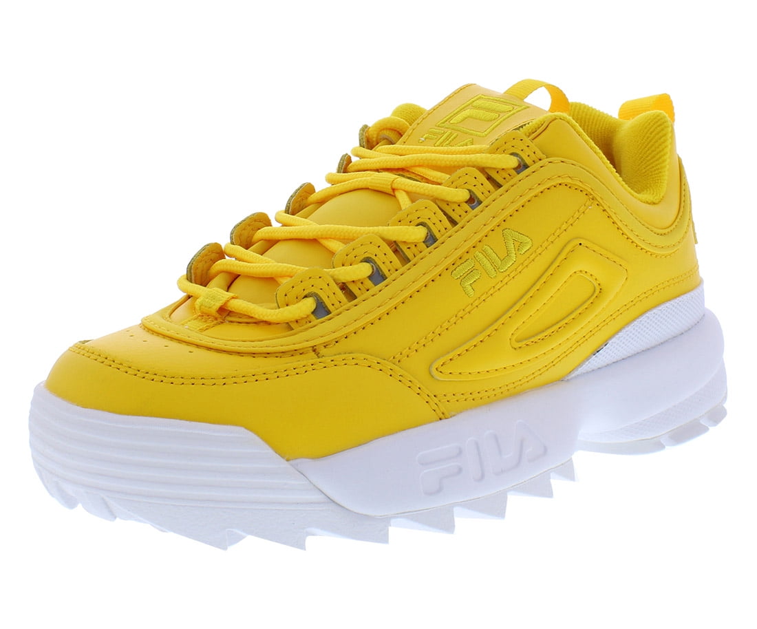 Fila Disruptor II Premium Womens Shoes Size 6.5, Color: Spectra Yellow ...