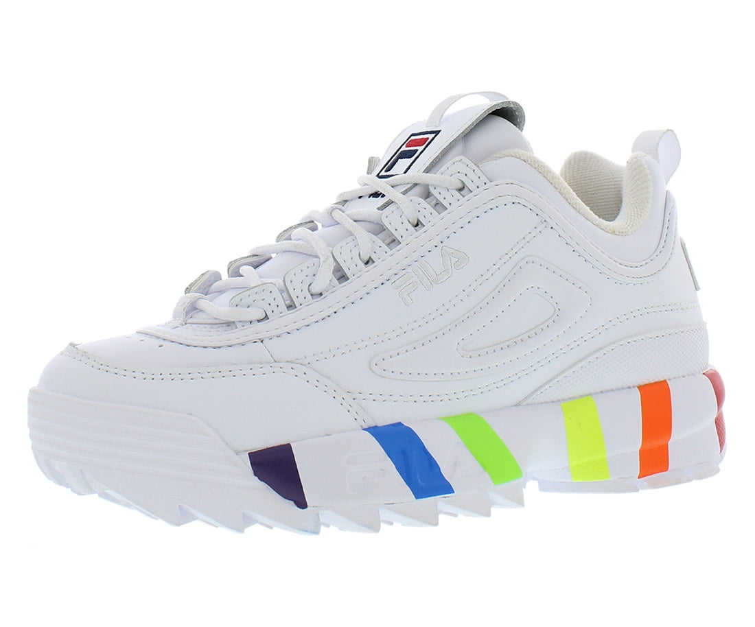 Fila Disruptor II Pride Womens Shoes Size 8, Color: White/Multicolored ...